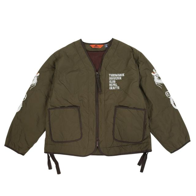 クリフメイヤー(KRIFF MAYER)スーベニア刺繍キルトジャケット 2415104:68:OLIVE(Men’s)