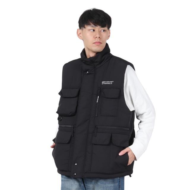 ベンデイビス(BEN DAVIS)フィッシングパファーベスト 24780017-BLK(Men’s)
