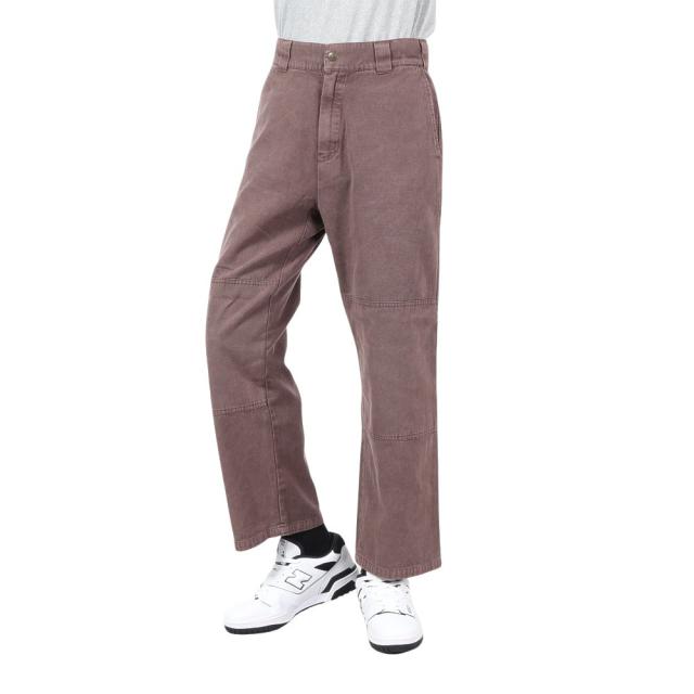 エクストララージ(XLARGE)OVERDYED DOUBLE KNEE パンツ 101243031009-BROWN(Men…