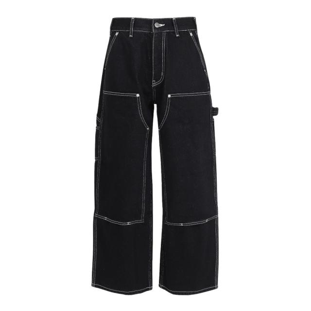 SPLR(SPLR)Contrast Stitch ダブルニー デニム パンツ 2521-18117-01800(Men’s)