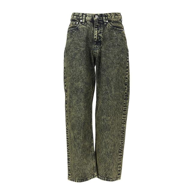 エクストララージ(XLARGE)オーバーダイ デニムパンツ 101243031011-OLIVE(Men’s)