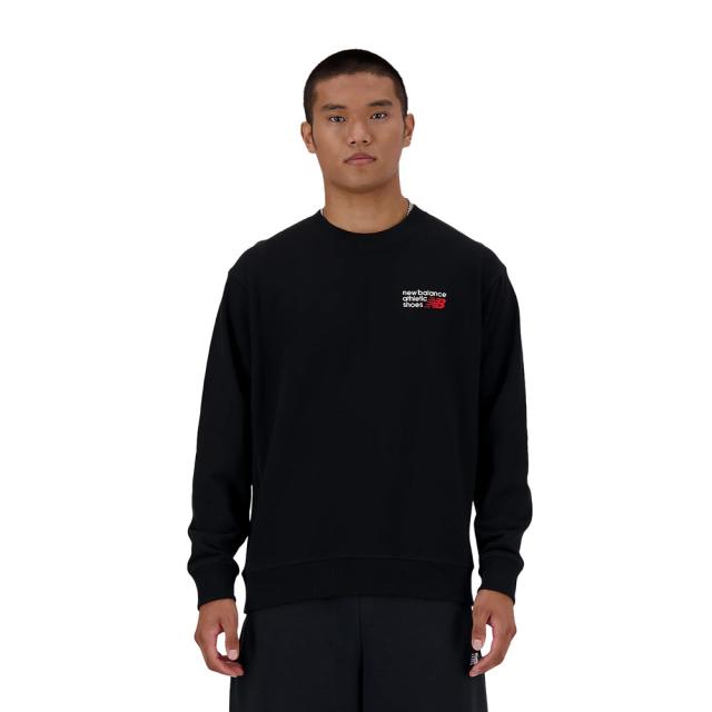ニューバランス(new balance)アスレチックス プレミアムロゴスウェットクルーネックシャツ MT41547BK(Men…
