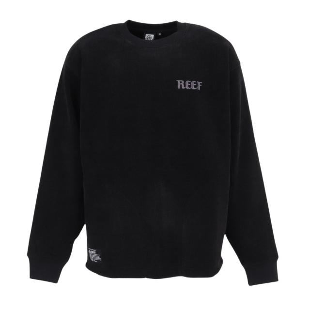 リーフ(REEF)ニット フリース クルー トレーナー RFKNM2520-BLK(Men’s)