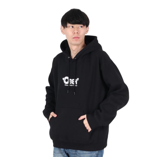 オベイ(OBEY)VISUAL DESIGN STUDIO フーディー 112470235BLK(Men’s)