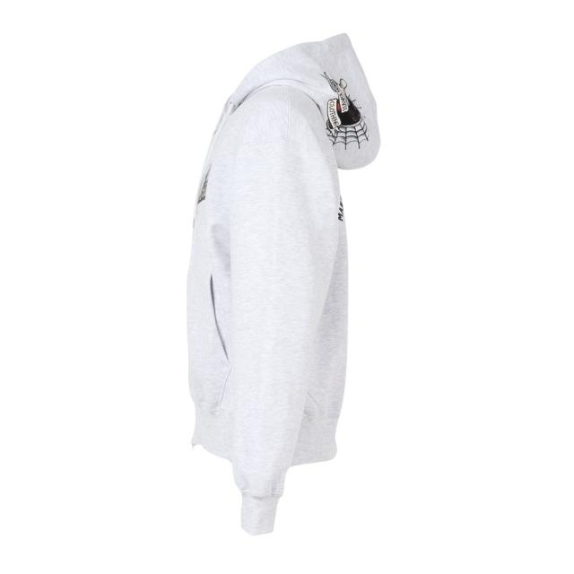 ベンデイビス(BEN DAVIS)バック刺繍ジップパーカー 25780053-ASH(Men's