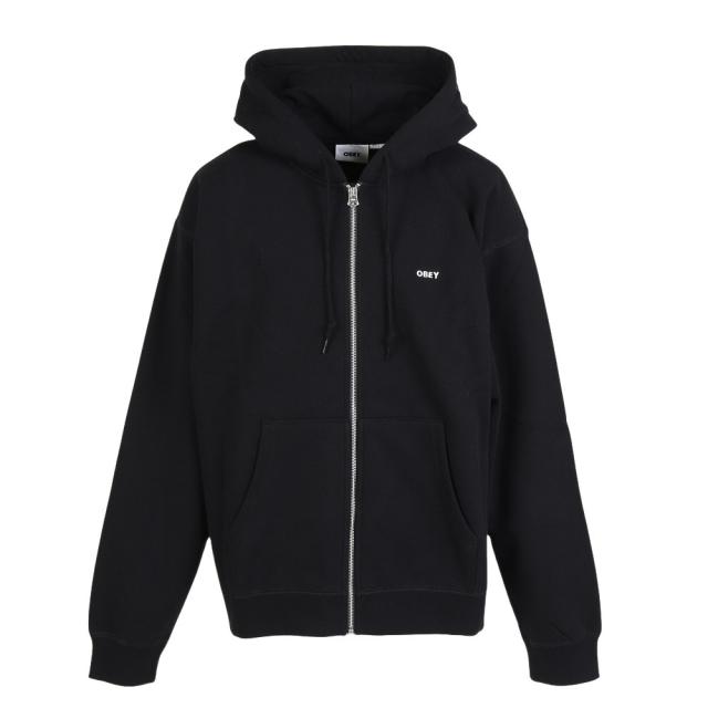 オベイ(OBEY)ESTABLISHED WORKS BOLD ジップ フーディ 112460022BLKO25F(Men’s)