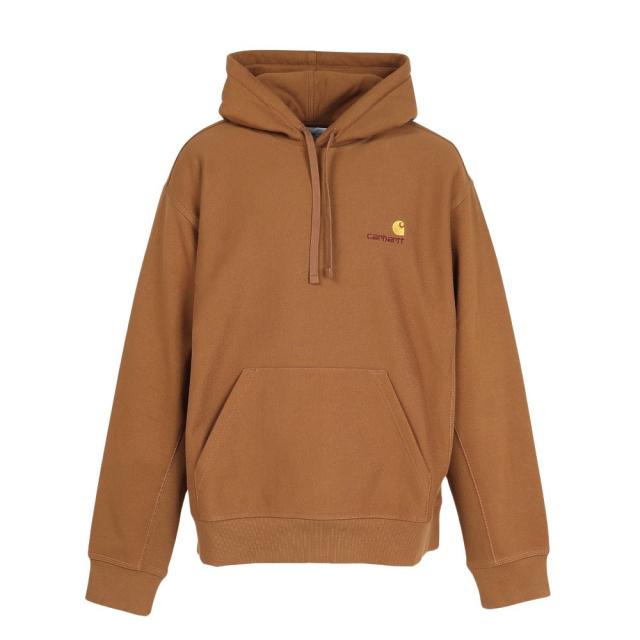 カーハート(CARHARTT)フーデッド アメリカン スクリプト スウェットシャツ I028279HZXX25FW(Men’s)
