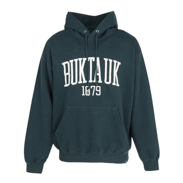 バクタ(BUKTA)ヘビー裏毛刺繍パーカー BU2525802:66:D/GREEN(Men’s)