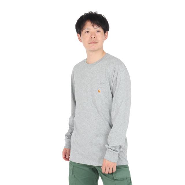 カーハート(CARHARTT)ロングスリーブ ポケットTシャツ I030437V6XX24FW(Men’s)