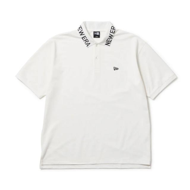 ニューエラ(NEW ERA)半袖 オーバーサイズド ポロシャツ Collar Logo 14410044(Men’s、Lady…