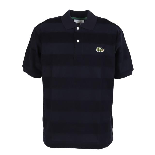 ラコステ(LACOSTE)パイル地切り替え同色ボーダーポロシャツ PH022J-99166(Men’s)