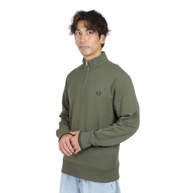 フレッドペリー(FRED PERRY)ハーフジップ スウェットシャツ M3574-W49 24AW(Men’s、Lady’s)