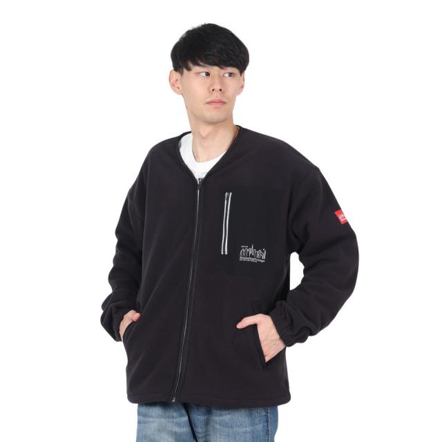 マンハッタンポーテージ(ManhattanPortage)V ジップアップ カーディガン 24FW-MP-M597 BLACK…