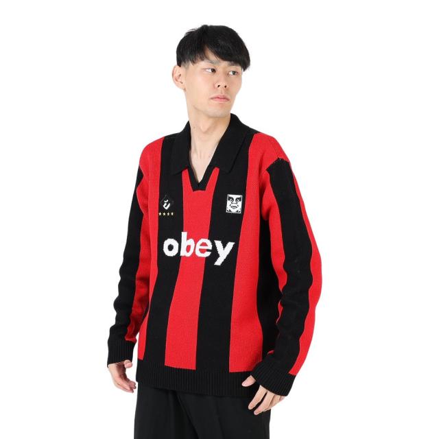 オベイ(OBEY)サッカー ジャージー セーター 151000090RDM(Men’s)
