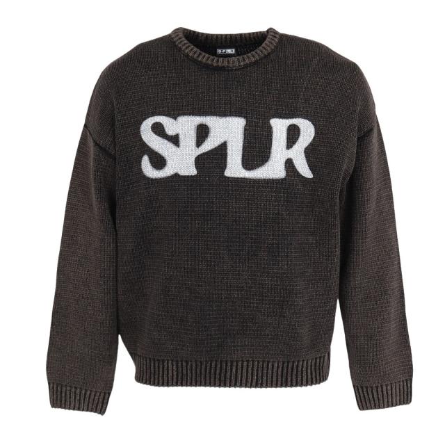 SPLR(SPLR)Dust Washed クルー ニット 2521-18116-01400(Men’s)