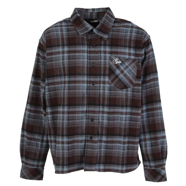 SPLR(SPLR)タータンチェック Flannel 長袖シャツ 2521-18115-00620(Men’s)