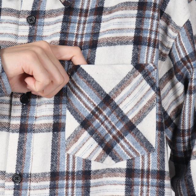 IPD(IPD)OG フーディ フランネル シャツ IPDFLOG-816-CRM(Men's)の通販