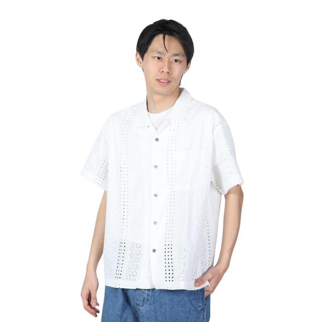 オベイ(OBEY)SUNDAY WOVEN 半袖シャツ 181210403WHTO24P(Men’s)