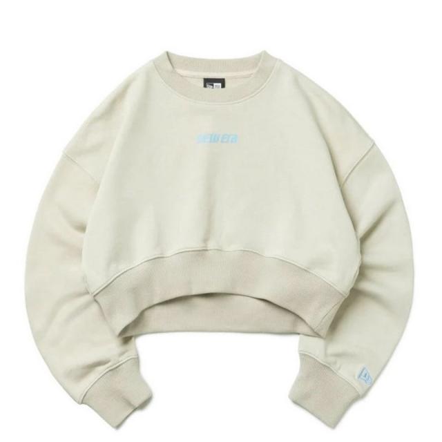 ニューエラ(NEW ERA)裏毛 スウェット クロップド丈 クルーネック 13755275(Lady’s)