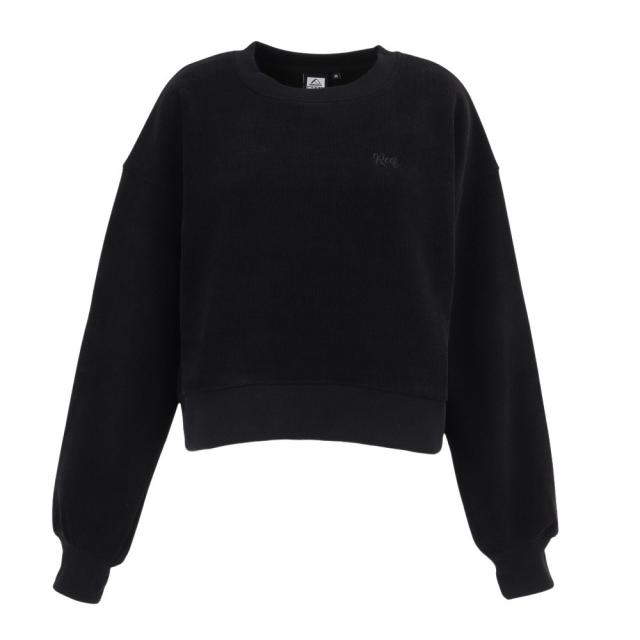 リーフ(REEF)ニット フリース CROPPED クルー トレーナー RFSWL2504-BLK(Lady’s)