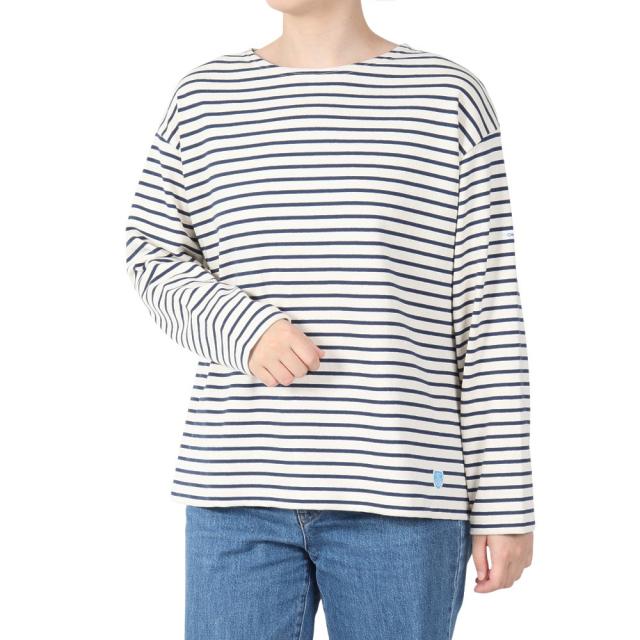 オーシバル(ORCIVAL)COTTON LOURD WIDE BOAT NECK BASQUE シャツ B249CLN EC…