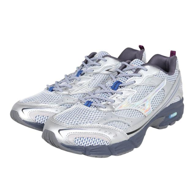 ミズノ(MIZUNO)スニーカー タウンシューズ MXR ホワイト シルバー D1GA255301 カジュアル シューズ(Me…