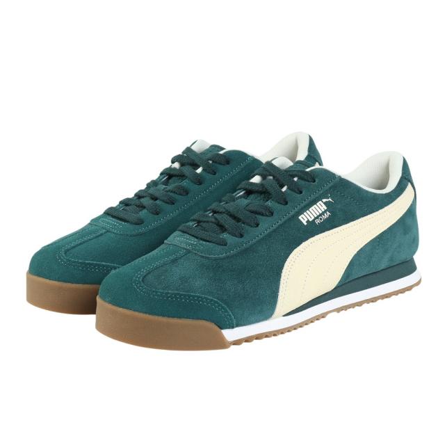 プーマ(PUMA)スニーカー タウンシューズ ローマ スエード グリーン 39863510 カジュアル シューズ(Men’s)