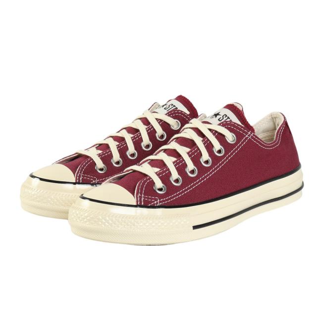 コンバース(CONVERSE)タウンシューズ オールスター エイジド AC OX DC エンジ 31315462 カジュアル …