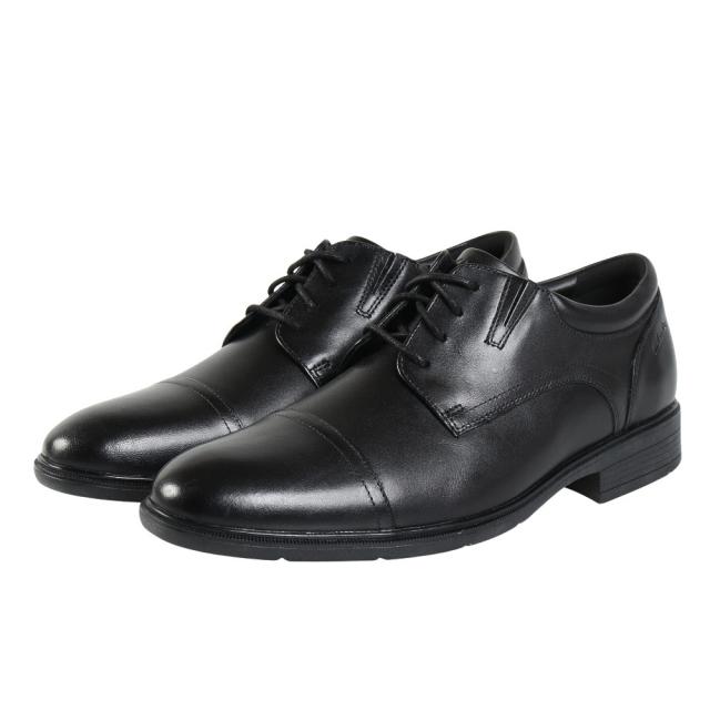 クラークス(Clarks)タウンシューズ STEADWELL CAP ブラック 26184676 カジュアル シューズ(Men…