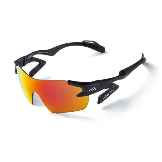 エアフライ(AirFly)ジュニア サングラス エアフライ AF-901 C-1K BLACK MATT UV(Jr)