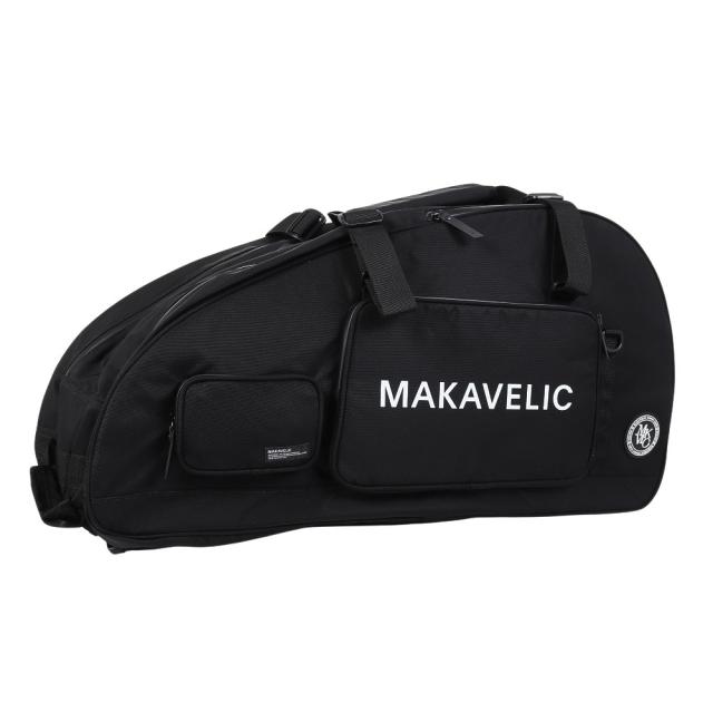 マキャベリック(MAKAVELIC)AGILITY テニスバッグ 3124-10404BLK 黒 8本用 大容量 撥水(Men…