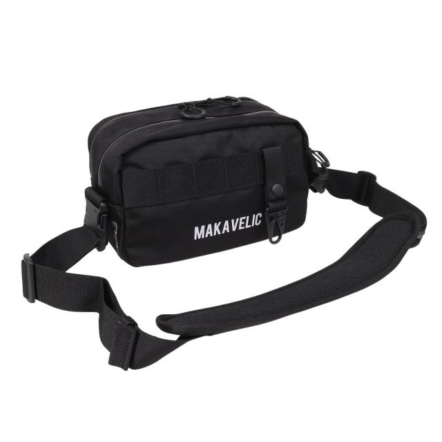 マキャベリック(MAKAVELIC)ボディバッグ COMMAND ウエストバッグ 黒 312410304BLK(Men’s、L…