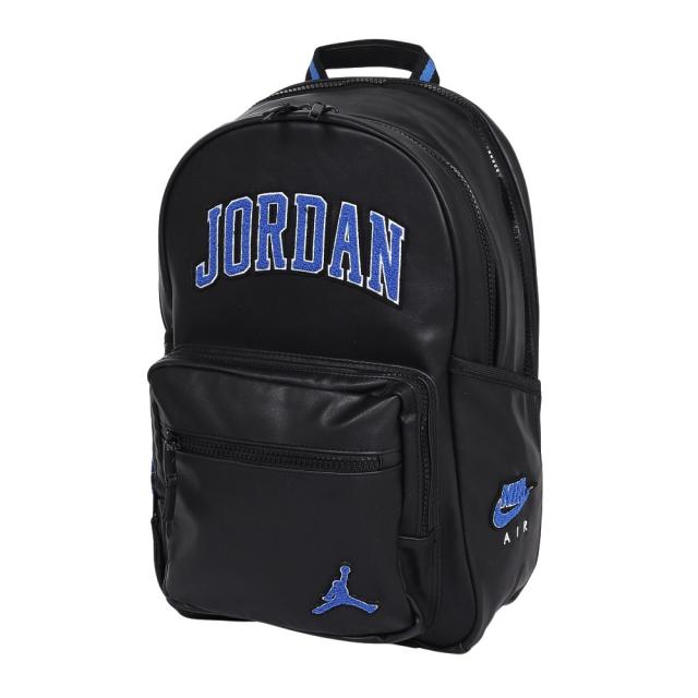 ジョーダン(JORDAN)リュック JAM VARSITY バックパック 黒×青 MA9004-KB4 デイバッグ 大容量 通…