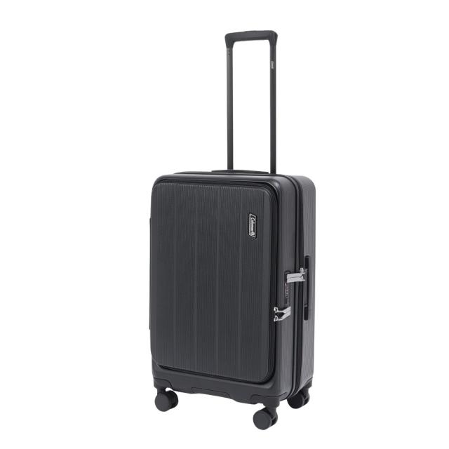コールマン(Coleman)キャリーバッグ フロントオープン Mサイズ 黒 60L60006-00 キャリーケース 旅行 トラ…