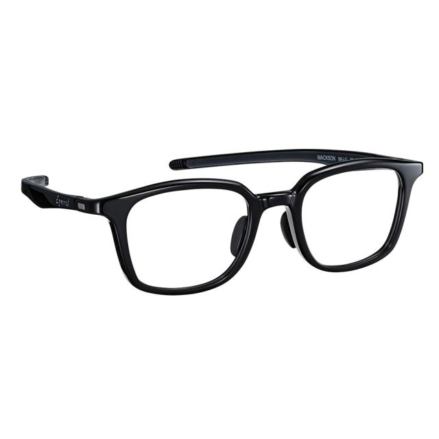 アイヴォル(EYEVOL)メガネフレーム マクソン ブラック ライトグレー MACKSON 50 BK-LG※フレームのみ 軽…