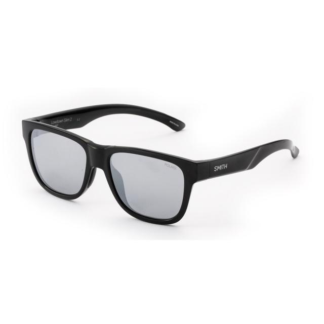 スミス(SMITH)サングラス POLARX Lowdown Slim 2 Black X-Gray 27 Silver Mi…