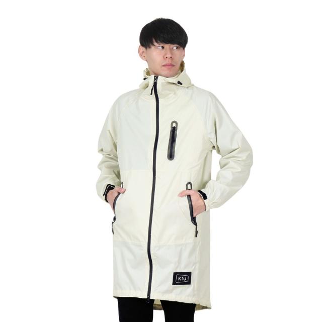 キウ(Kiu)レインコート レインジップアップ K116-908-R オフホワイト 収納袋付(Men’s)の通販はau PAY マーケット - Victoria Surf & Snow ...