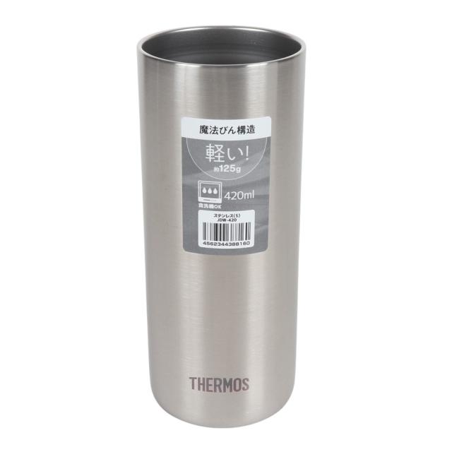 サーモス(THERMOS)タンブラー 保冷 保温 真空断熱タンブラー 420ml シルバー JDW-420 Sの通販はau PAY マーケット - Victoria L-Breath | au ...