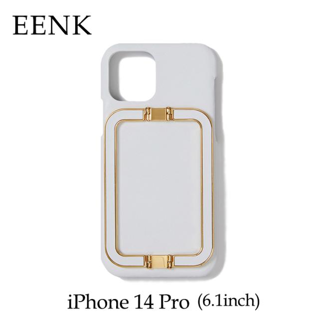 iPhone14Pro 6.1 ケース 韓国 EENK iPhone 14Pro レザー ハンドル 14 Pro 本革 韓国ブランド インク ...