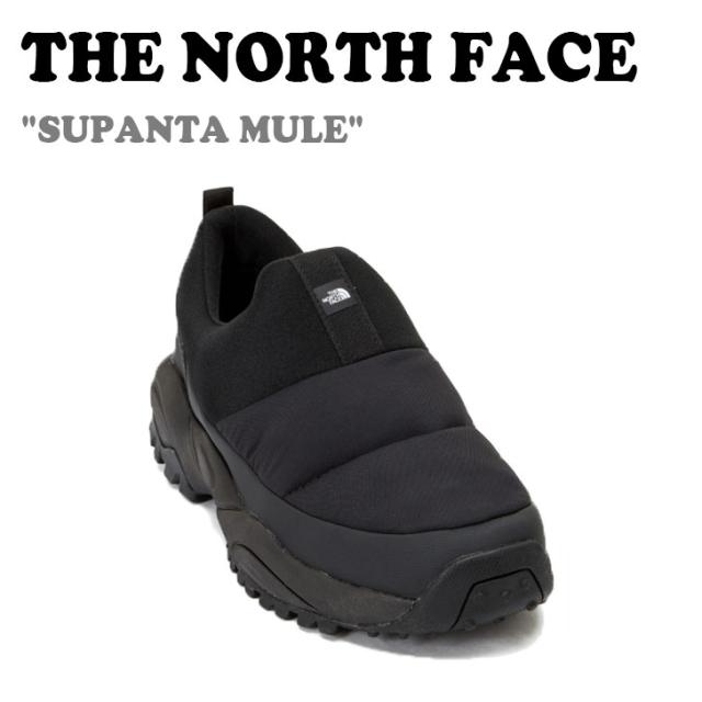 ノースフェイス スニーカー THE NORTH FACE SUPANTA MULE スパンタ ミュール REAL BLACK リアル ブラック ...