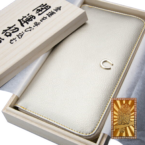 風水財布 金運財布 開運財布 財布 開運 財布 金運アップ 財布 風水 財布 レディース ふくろう フクロウ 縁起財布 選べる金護符カード付き ラウンドジップ ラウンドファスナー 長財布 メンズ 風水グッズ 2021 丑 牛 うし 令和3年