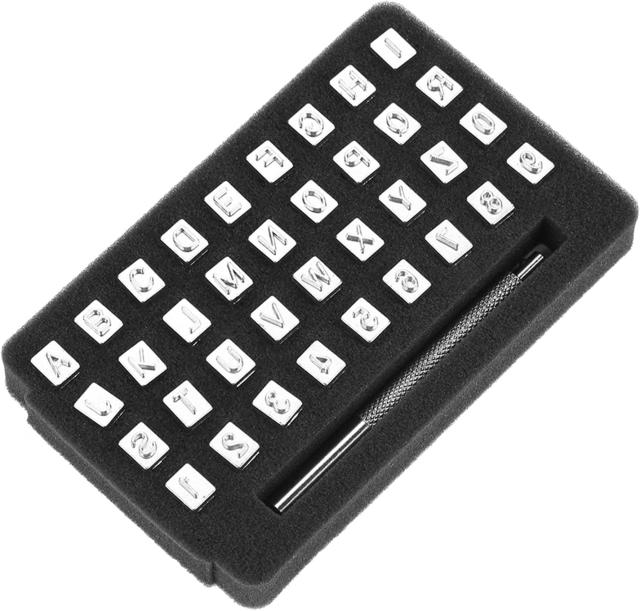 レザークラフト 刻印 アルファベット 数字 36個セット 6.5mm 道具 カービングの通販はau PAY マーケット - ISOZAKI ...