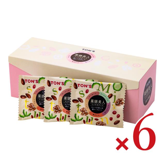 東洋ナッツ食品 トンTON’S 薬膳美人ミックスナッツ 13g×20P × 6個