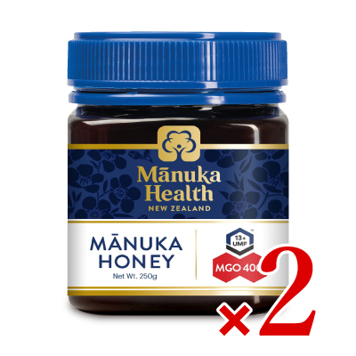 富永貿易 マヌカヘルス マヌカハニー MGO400+ / UMF13+ 250g × 2個 正規輸入品 沖縄配送不可