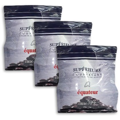 大東カカオ スペリオール エクアトゥール 1kg 1000g × 3袋セット カカオ分:70％《4月-10月は冷蔵便でのお届け》《冷蔵手数料無料》 沖縄配送不可