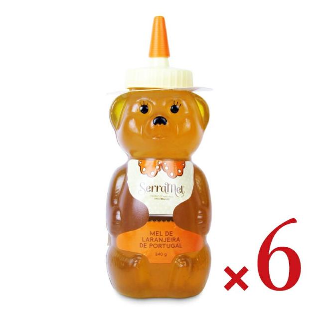 クマちゃんハチミツ(オレンジの花) 340g × 6個 沖縄配送不可