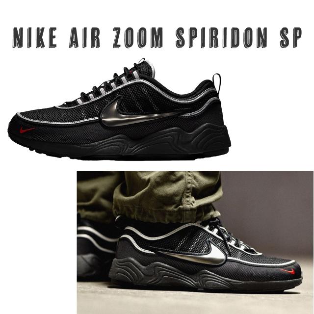 ナイキ スニーカー メンズ エア ズーム スピリドンSP ケージ2 黒 シューズ 楽天 市場 ブラック 赤 青 プレミアム 中学生