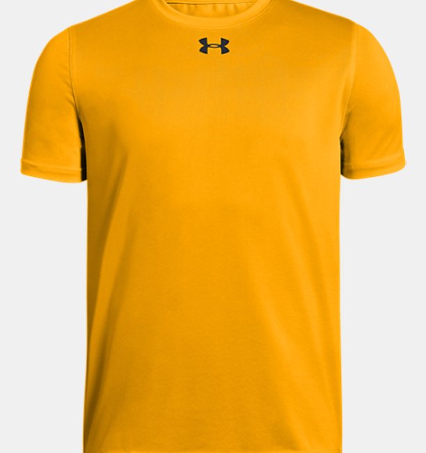 アンダーアーマー キッズ Tシャツ Boys' UA Locker T-Shirt - Steeltown Gold/Black