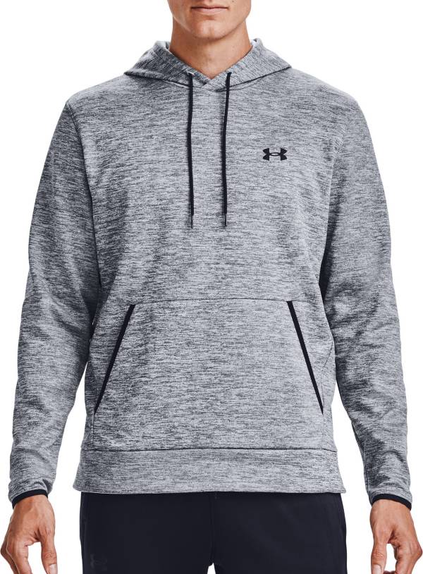 アンダーアーマー メンズ パーカー Under Armour Fleece Twist Hoodie フーディー HALO GRAY/BLACK