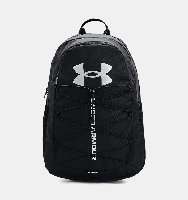 アンダーアーマー メンズ バックパック リュックサック Under Armour UA Hustle Sport Backpack - Black/Silver